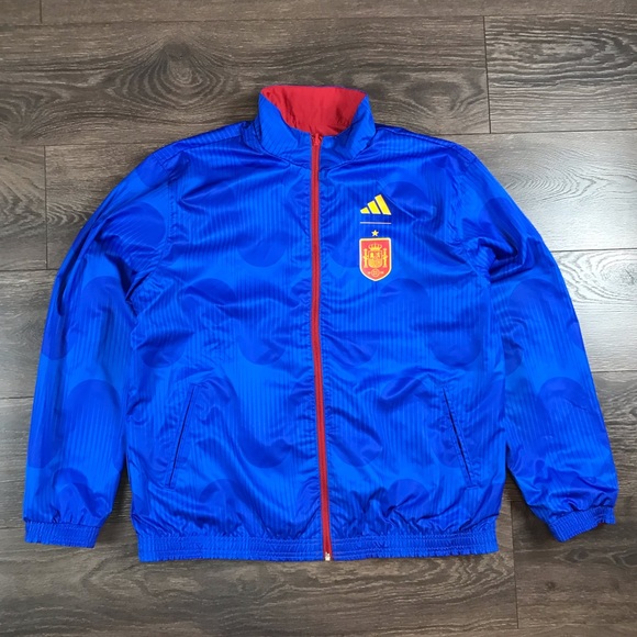 adidas | Jackets & Coats | Adidas Spain National Team Anthem Mens ...